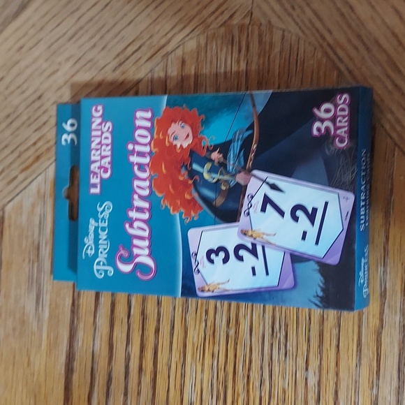 Disney | Toys | Disney Princess Subtraction Learning Cards New | Poshmark